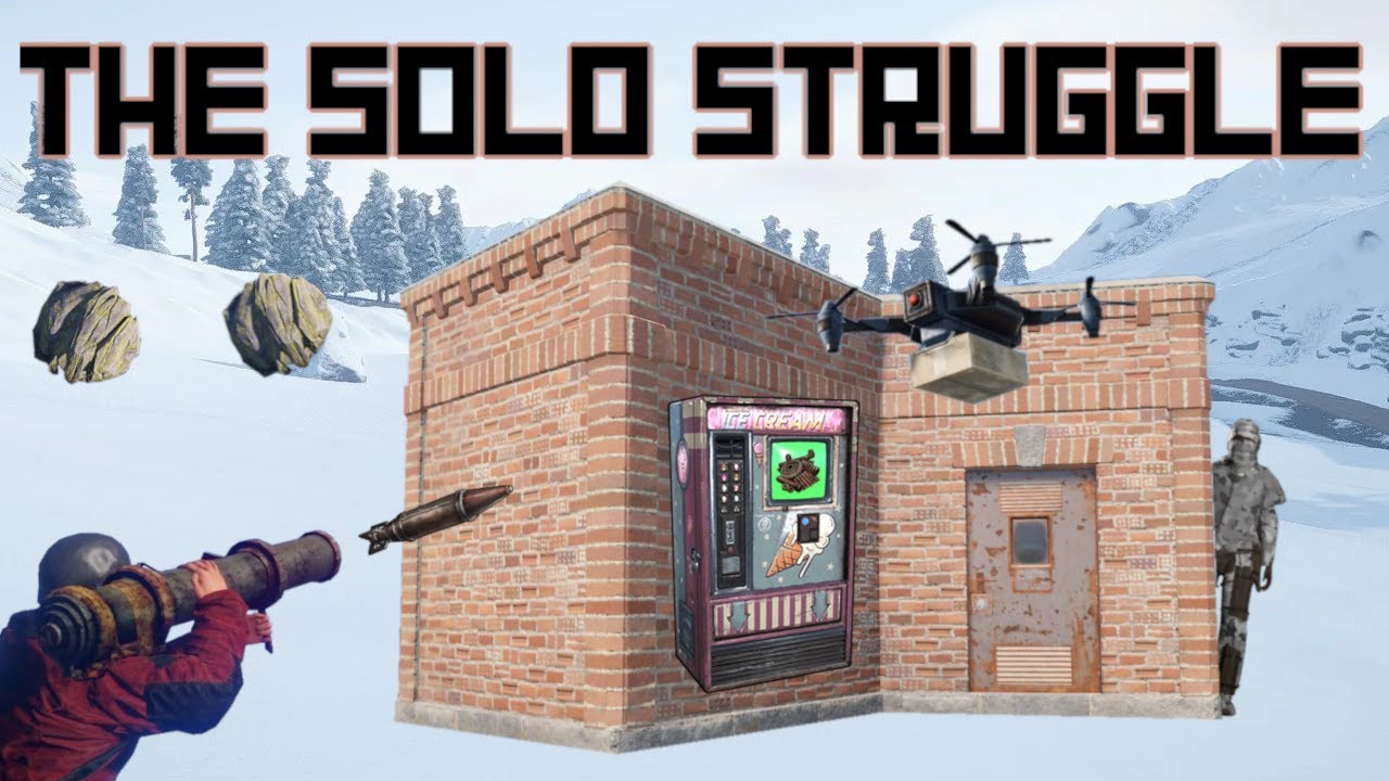 Solo Survival on Rustafied EU Main - 750 Player Server Wipe! | Rust (5K ...