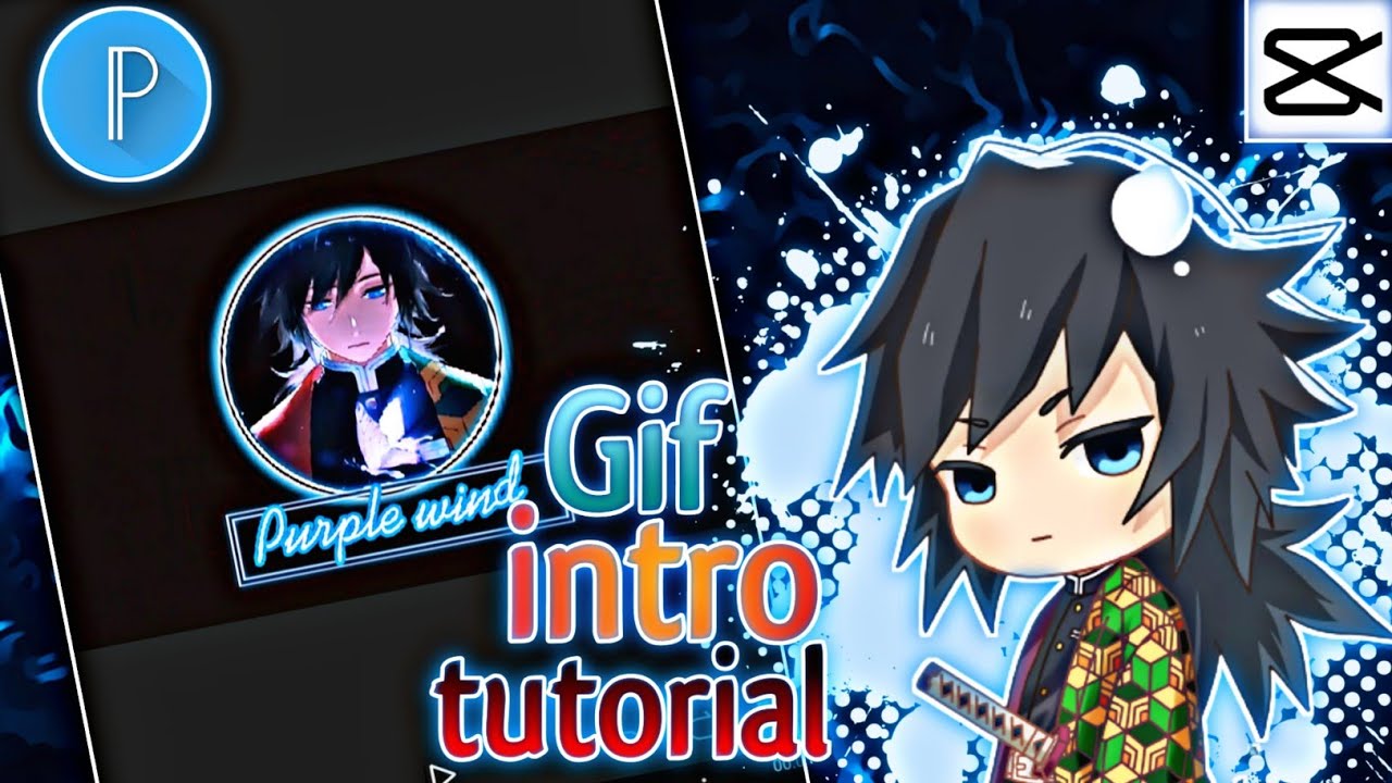 How to make a gif intro on capcut //tutorial - YouTube