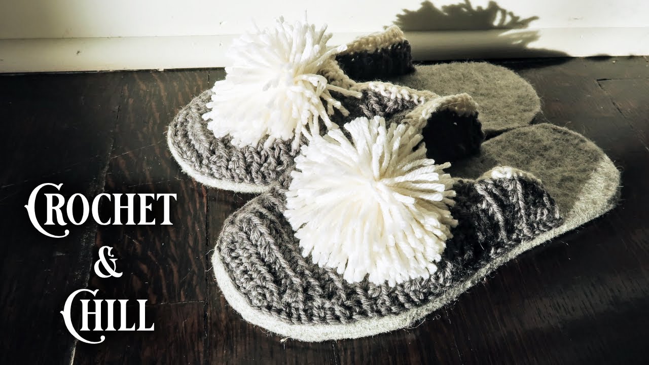 Calm Crocheting || 1920s Slippers || Historical Crocheting - YouTube
