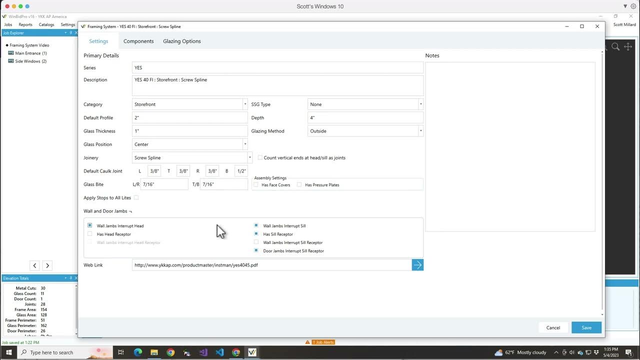 WinBidPro v16 Framing System Basics - YouTube