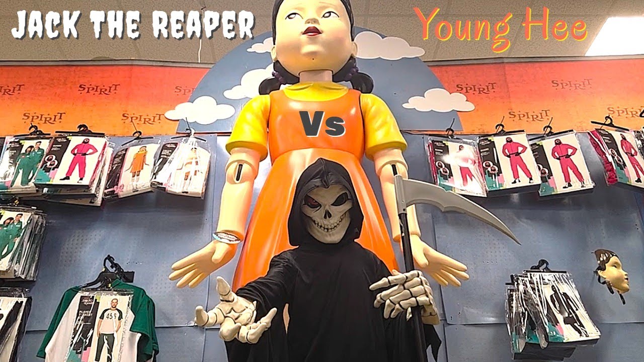 Jack the Reaper vs Young Hee Spirit Halloween 2025 - YouTube