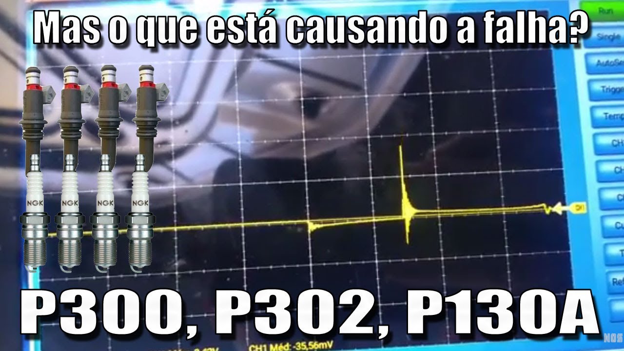 Gol GVI falhas P300, P302, P130A - Teste com pinça da ignição Raven ...