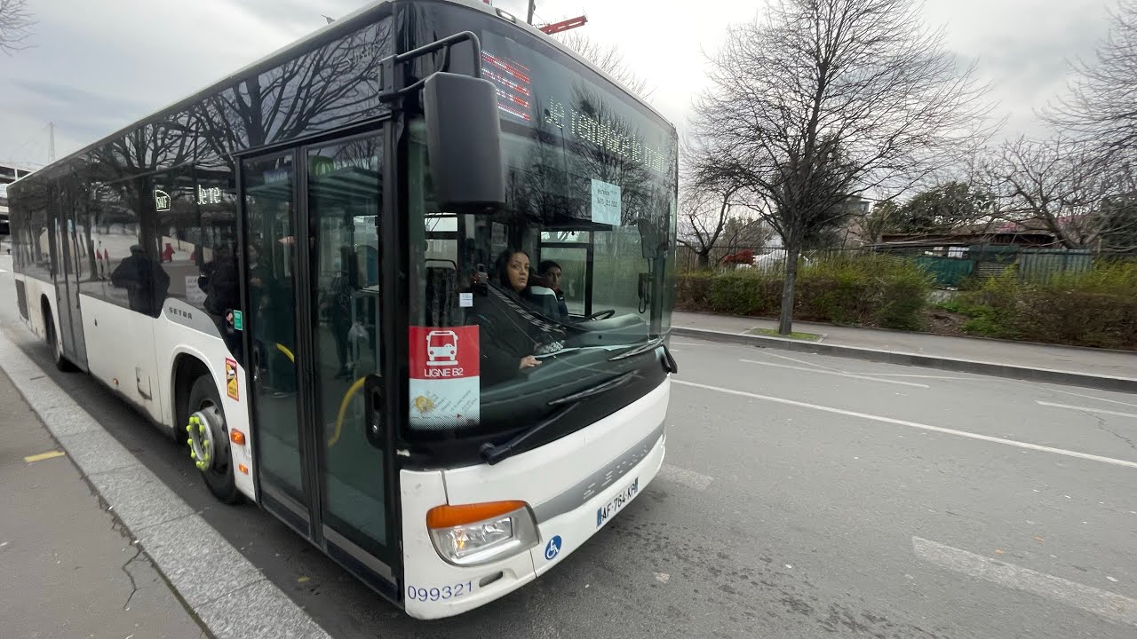 Trajet de Stade de France St-Denis à Aulnay-sous-Bois sur bus de ...