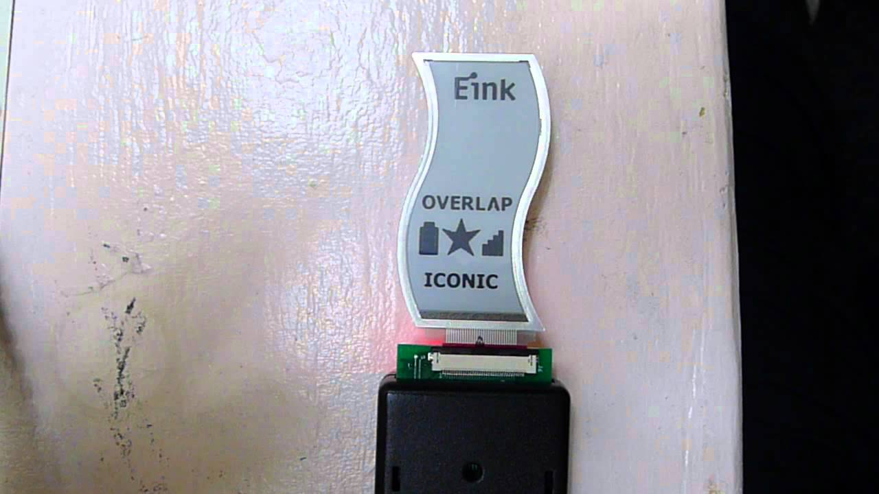 E-ink Demo Sample - YouTube