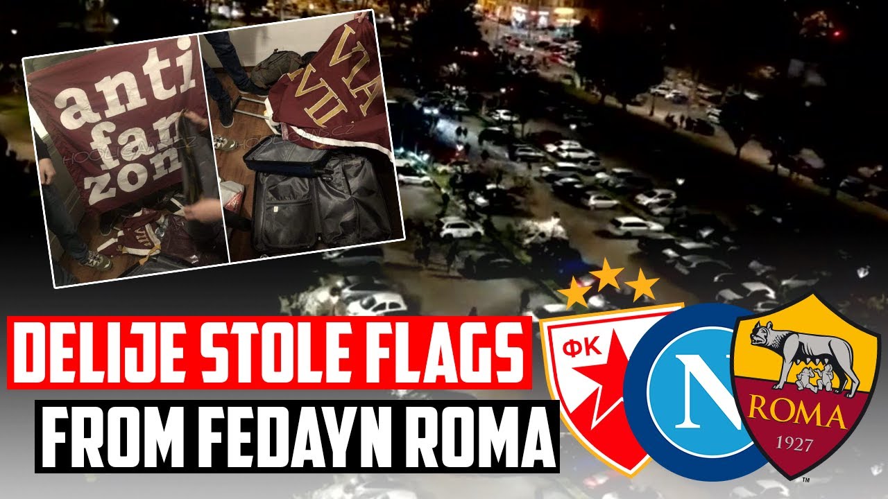 Delije stole Banners from Fedayn Roma, What happened! - YouTube