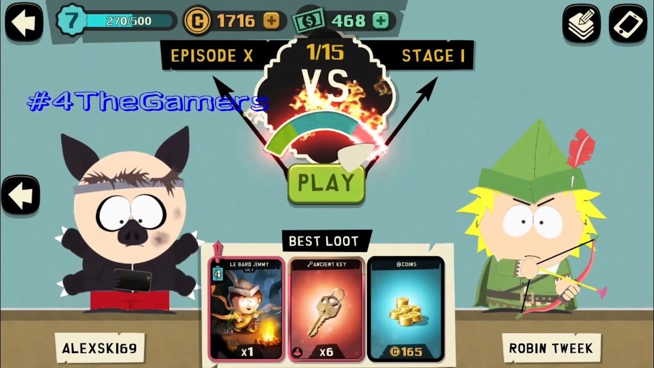 South Park Phone Destroyer Robin Tweek Episode X Stage I - YouTube