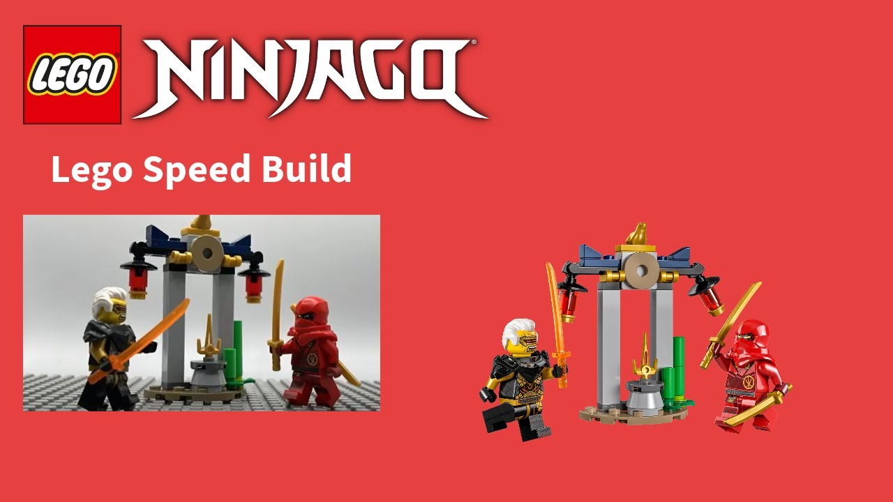 Lego Ninjago Speed Build Kai and Rapton's Temple Battle | Polybag 30650 ...