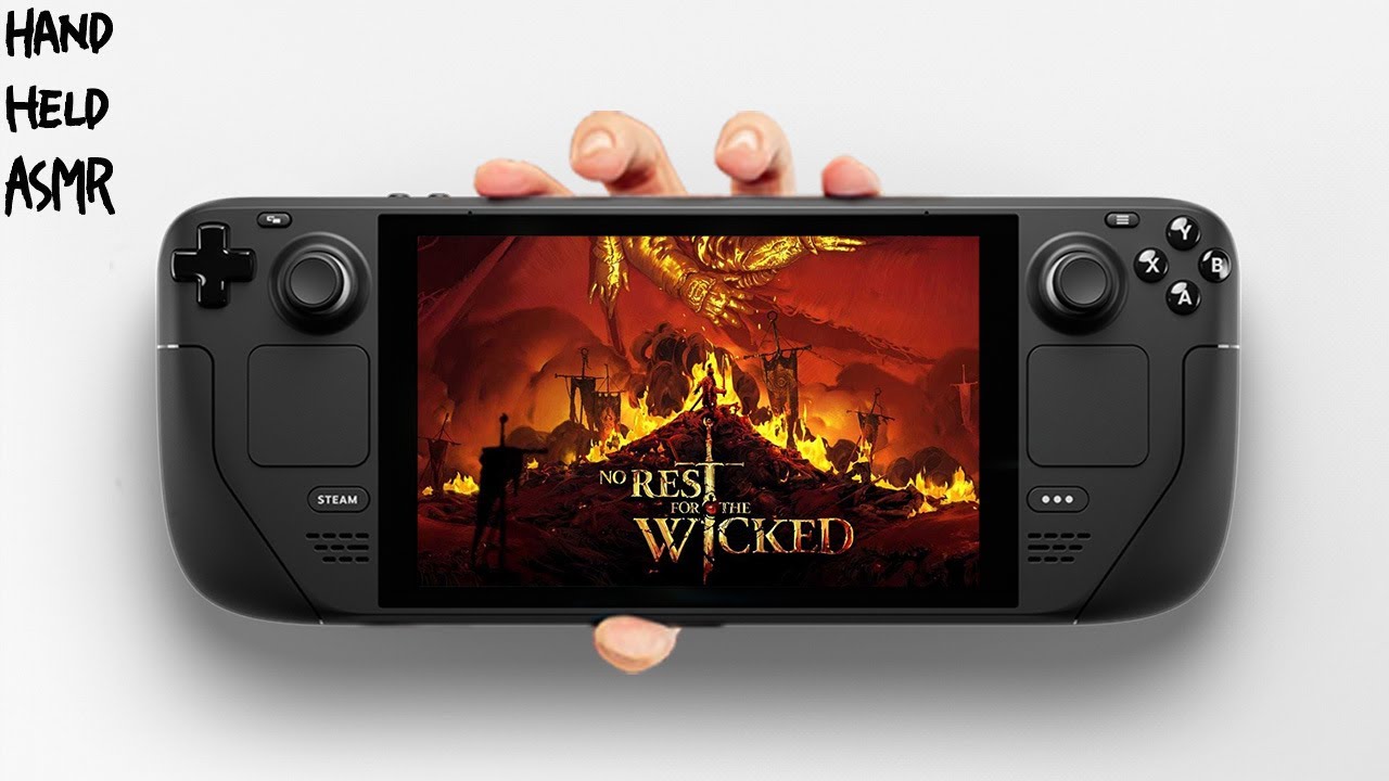 ASMR Handheld Gaming | NO REST FOR THE WICKED on the Steam Deck OLED ...