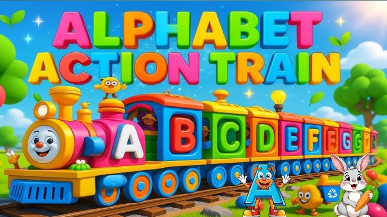 Learn Alphabet Train Song || Alphabet ABC Train Song for Children ...