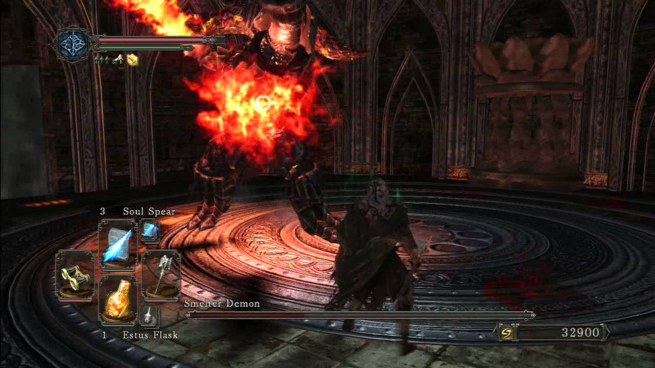 Dark Souls 2 Sorcerer Vs Smelter Demon - YouTube