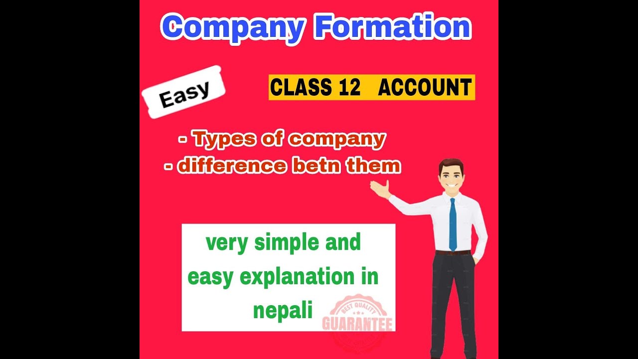 Company formation , class 12, account | easy explanation in nepali ...