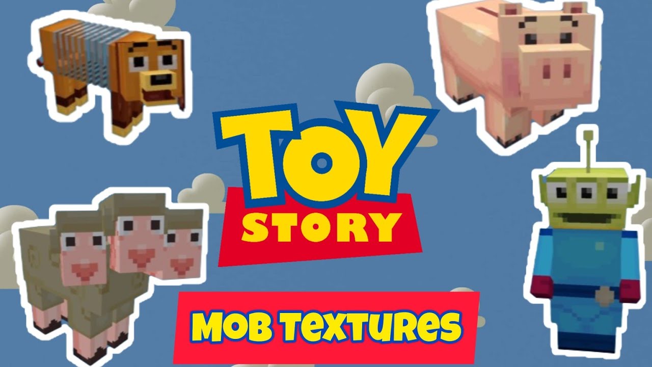 Minecraft Toy Story Mashup - All Mob Textures (Updated) - YouTube