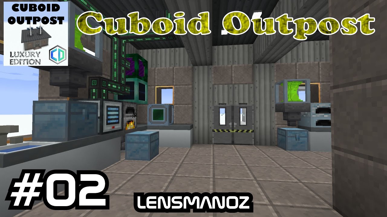 Minecraft Cuboid Outpost - Ep 2 | Machine Reuse - YouTube