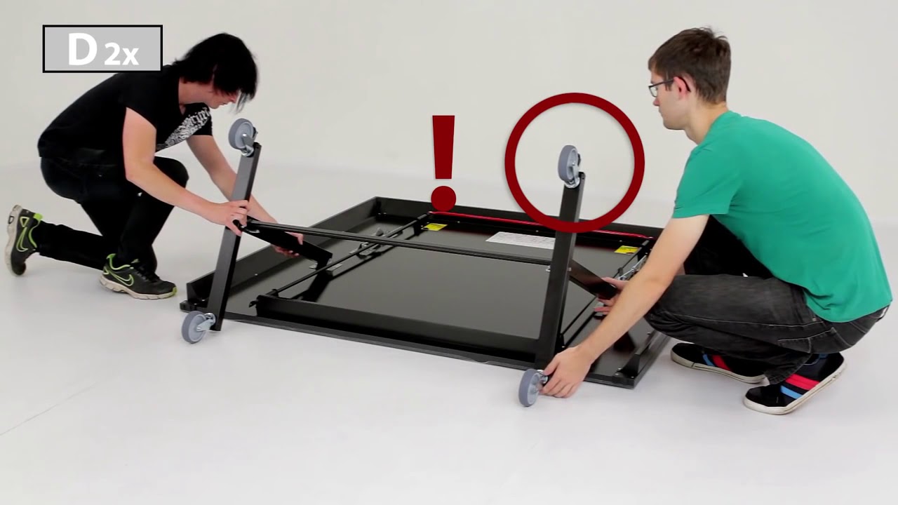 Сборка теннисного стола STIGA Expert Roller CSS (ITTF approved). - YouTube