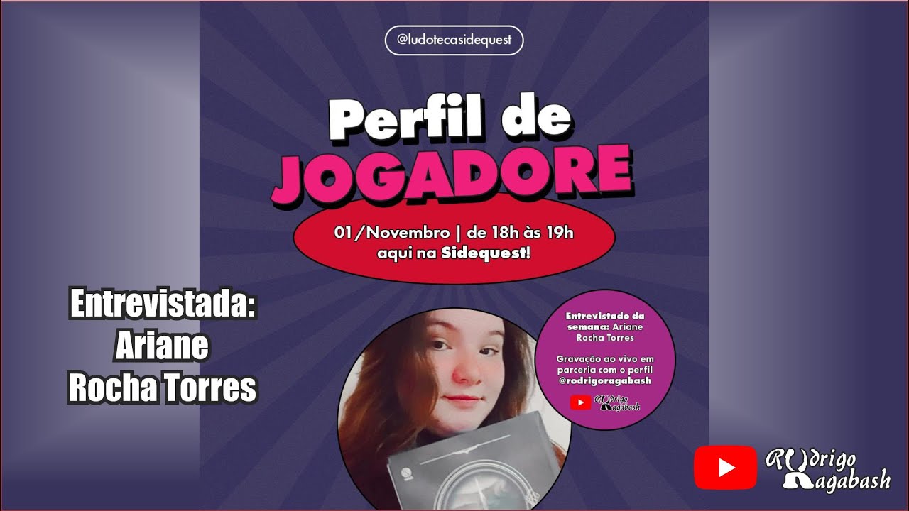 Perfil de Jogadore: Ariane Rocha Torres - YouTube