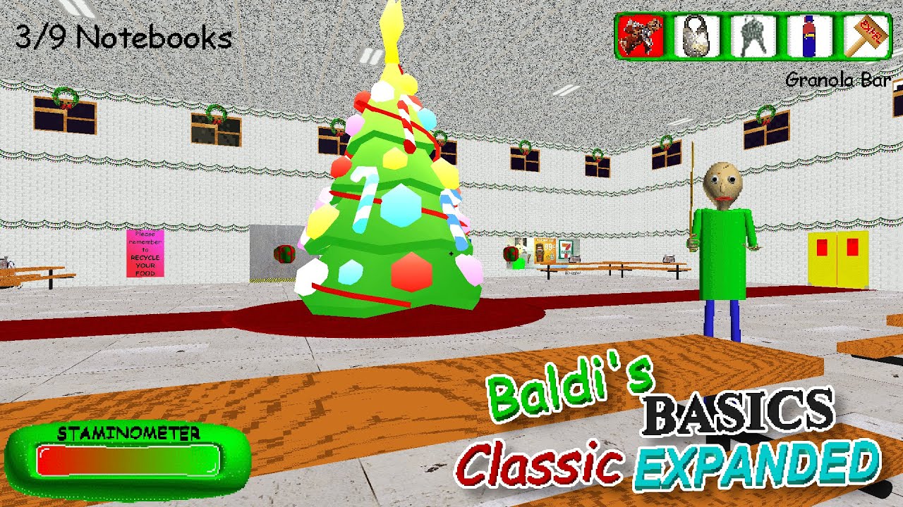 Baldi's Basics Modded - Baldi's Classic Expanded (Holiday Mode) - V1.0 ...