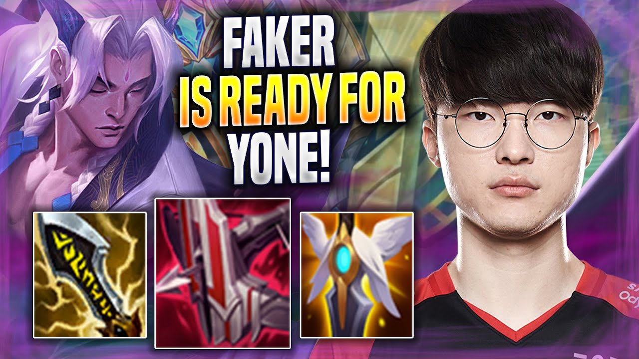 FAKER IS READY TO PLAY YONE! - T1 Faker Plays Yone MID vs Ahri ...