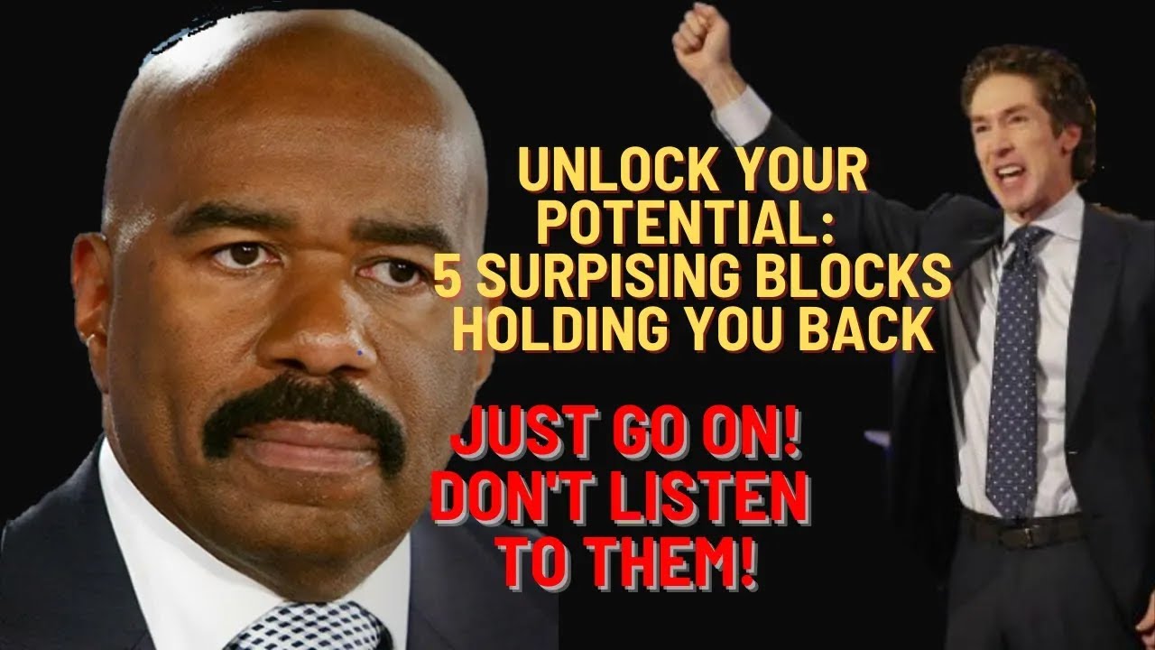 What's Blocking Your Growth. Find Out Now! Steve Harvey and Joel Osteen ...