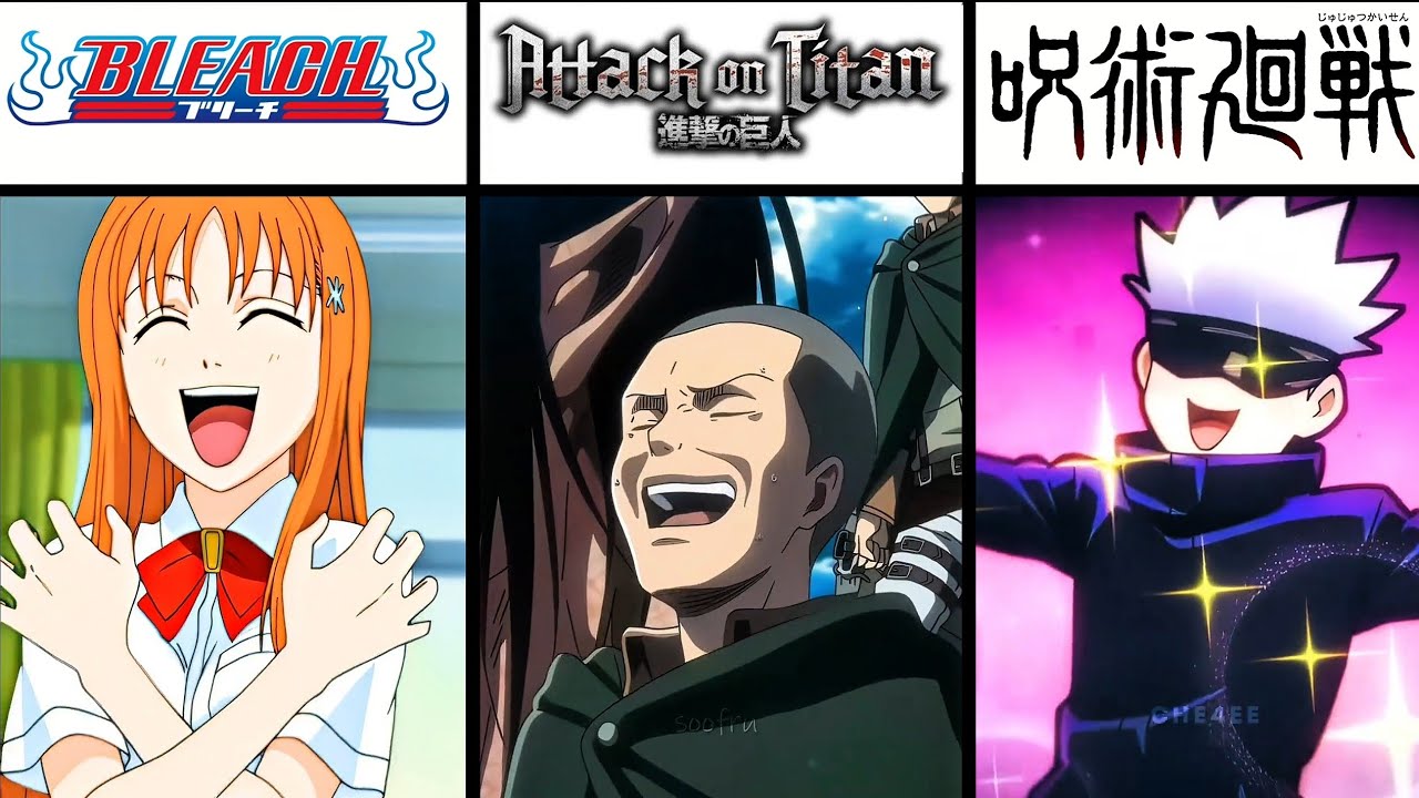 Bohahaha Laugh Bleach vs Attack On Titan vs Jujutsu Kaisen - YouTube