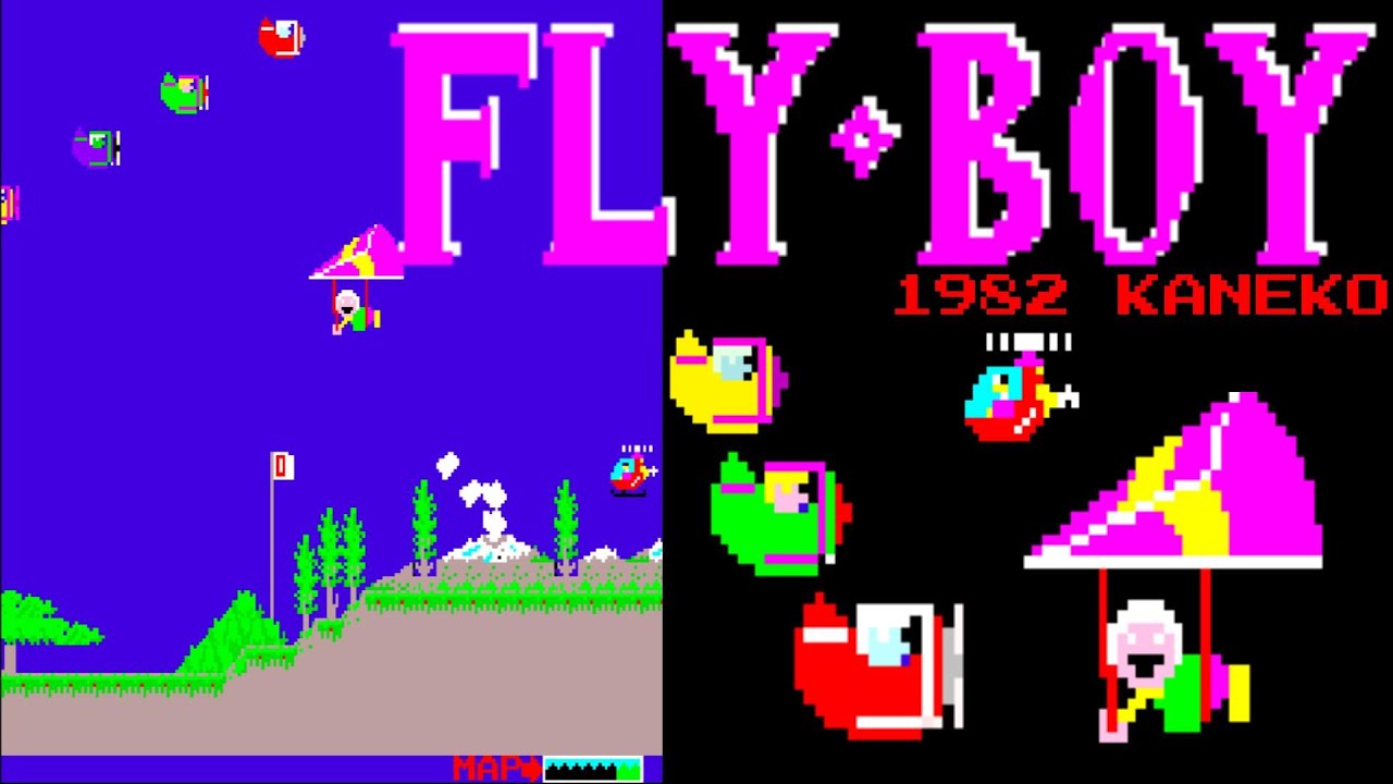 FLY BOY 1982 KANEKO Arcade - YouTube
