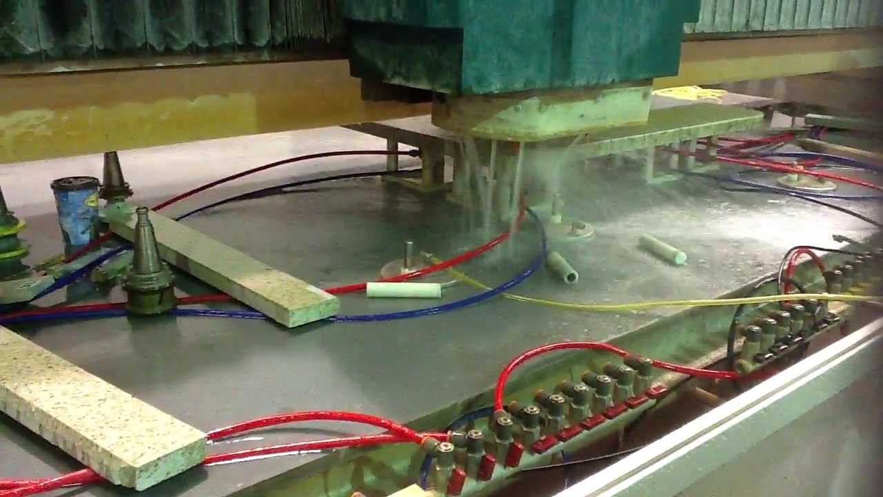 Bimatech Technistone 2005 4000 CNC Stone Router in Action in Canada ...