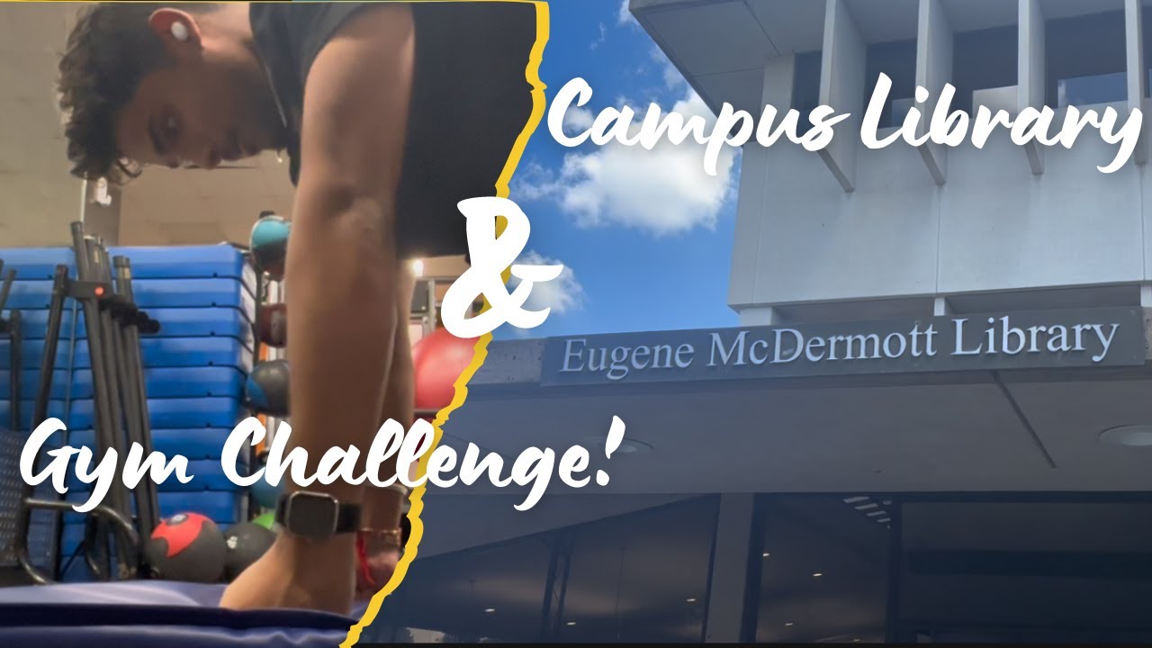 Library Insights & Gym Challenge | UT Dallas Life - YouTube