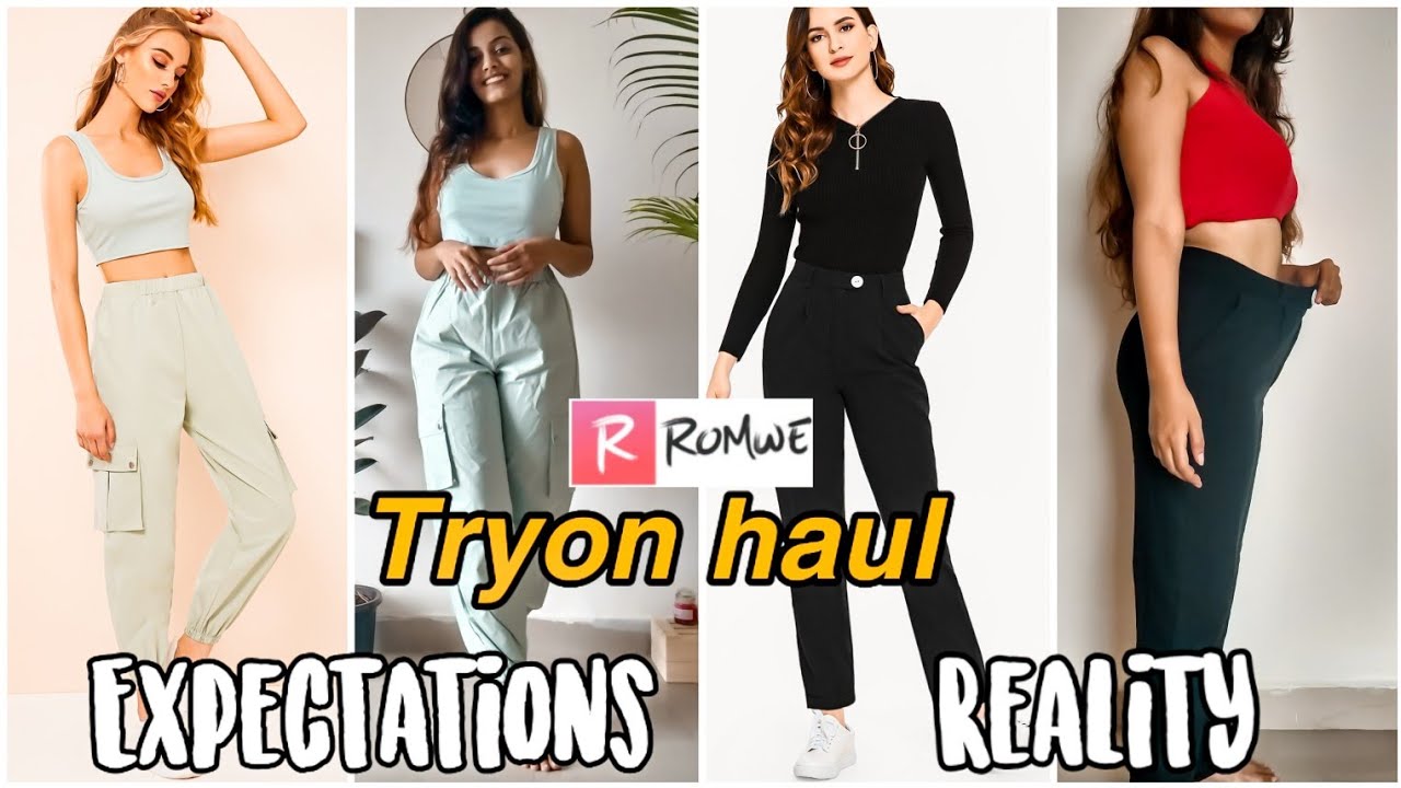 Latest Romwe Tryon Haul Sep 2019 Co-ords, Pants, Accessories + review ...
