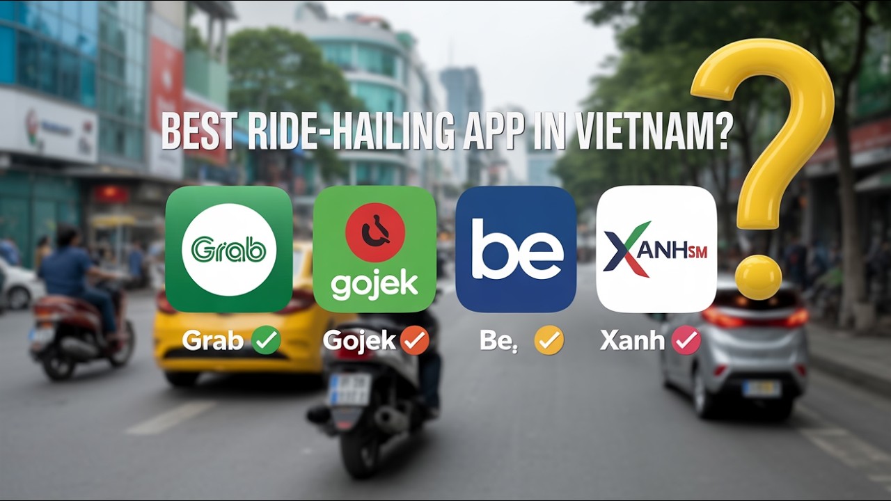 BEST Ride-Hailing App in Vietnam? (Grab vs. Gojek vs. Be vs. Xanh SM ...