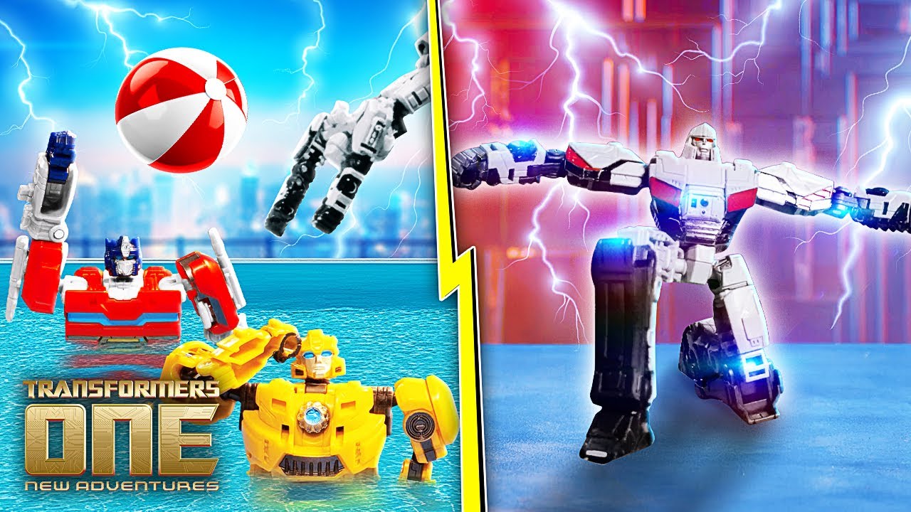 From Epic Jumps to Poolside Battles | TRANSFORMERS Robots - YouTube