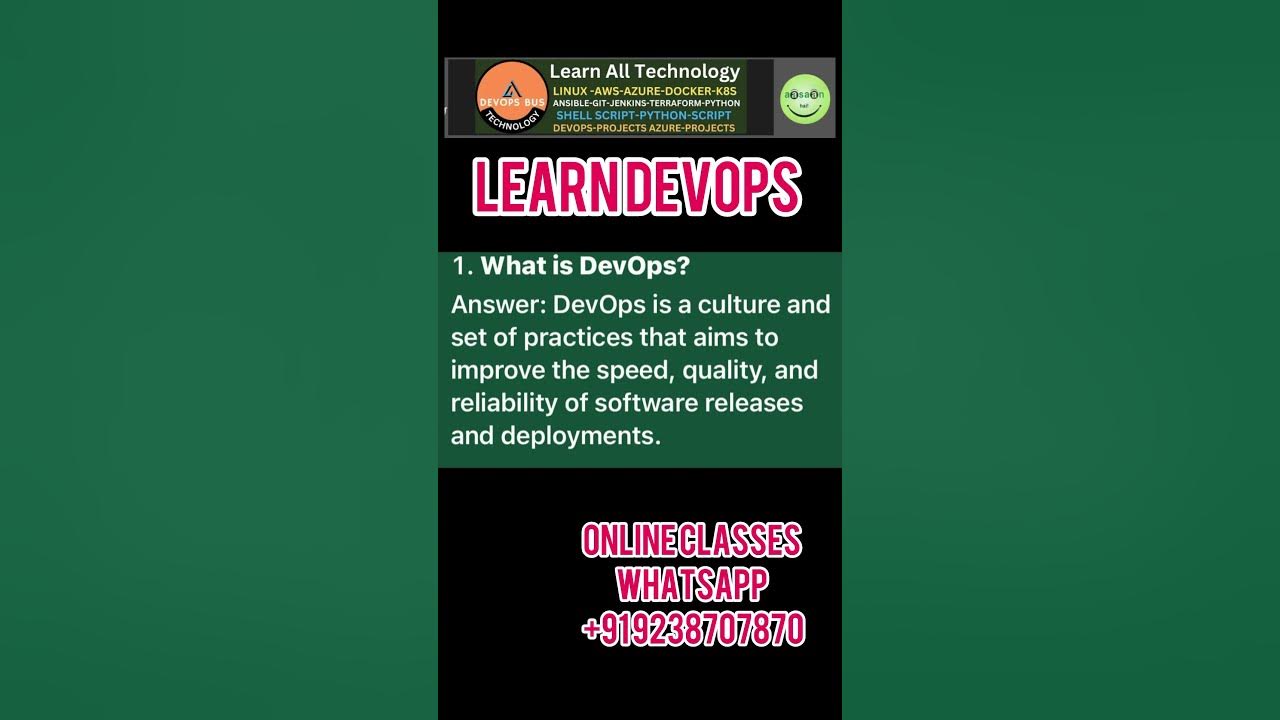 Devops interviews questions and answers #devopsbustechnology #devopsengineering #devops - YouTube
