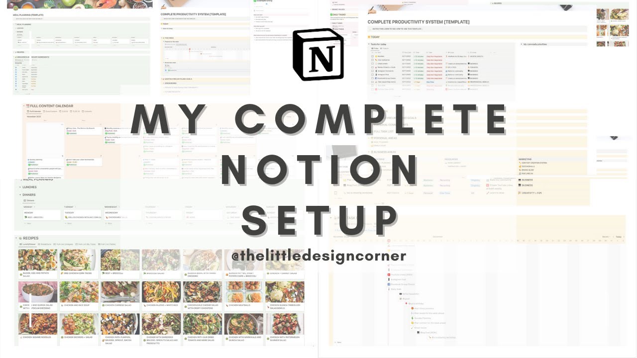 How I use Notion to run my business + life - YouTube