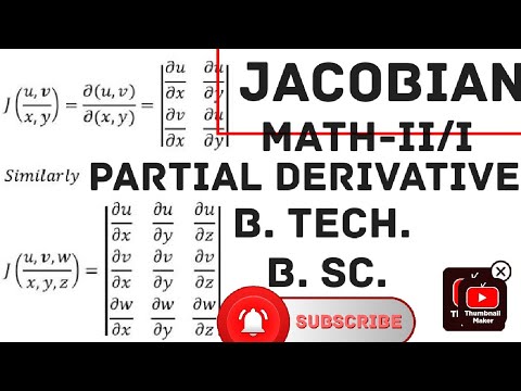 JACOBIAN || PARTIAL DIFFERENTIATION || ENG. MATHS - YouTube