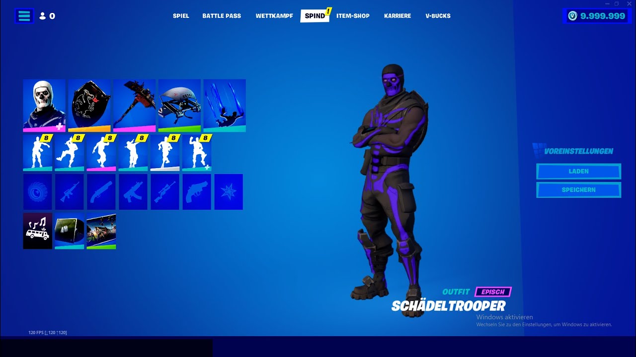 fortnite OG SKULL TROOPER dances rare fortnite emotes for tiktok & more ...
