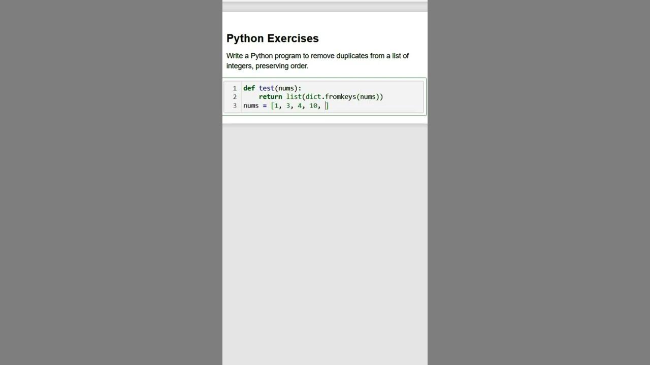 Python Exercises With Solution Learning Python Programming Python Shorts Shorts Ytshorts