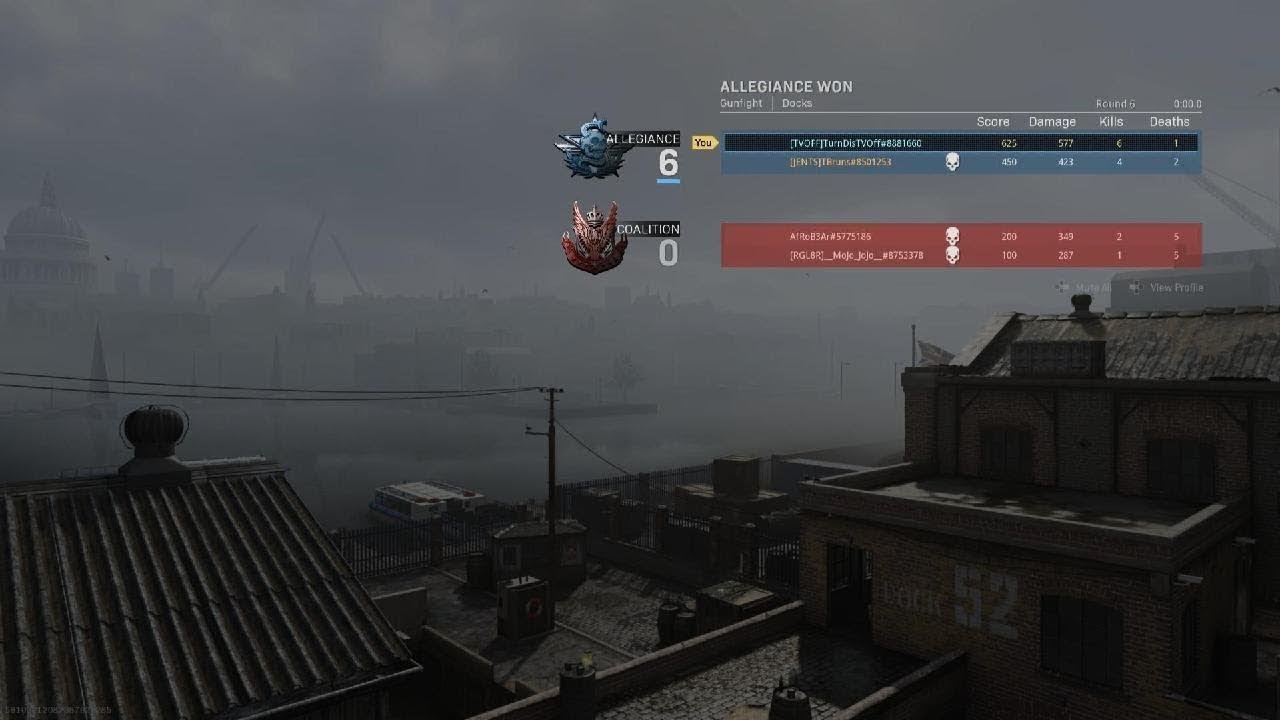 Call of Duty: Modern Warfare 6-0 Gunfight - YouTube