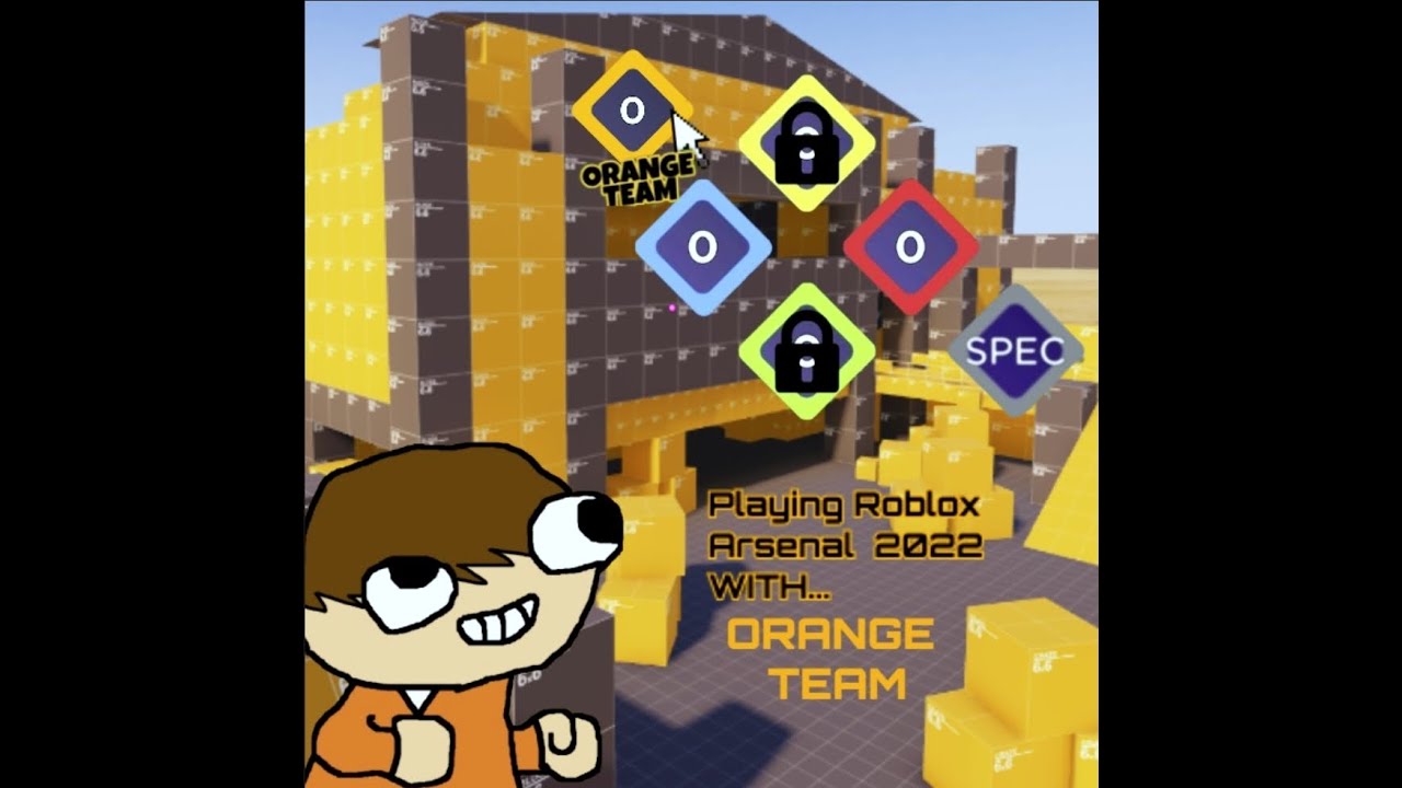 Playing Roblox Arsenal with ORANGE TEAM-2022 Remake - YouTube