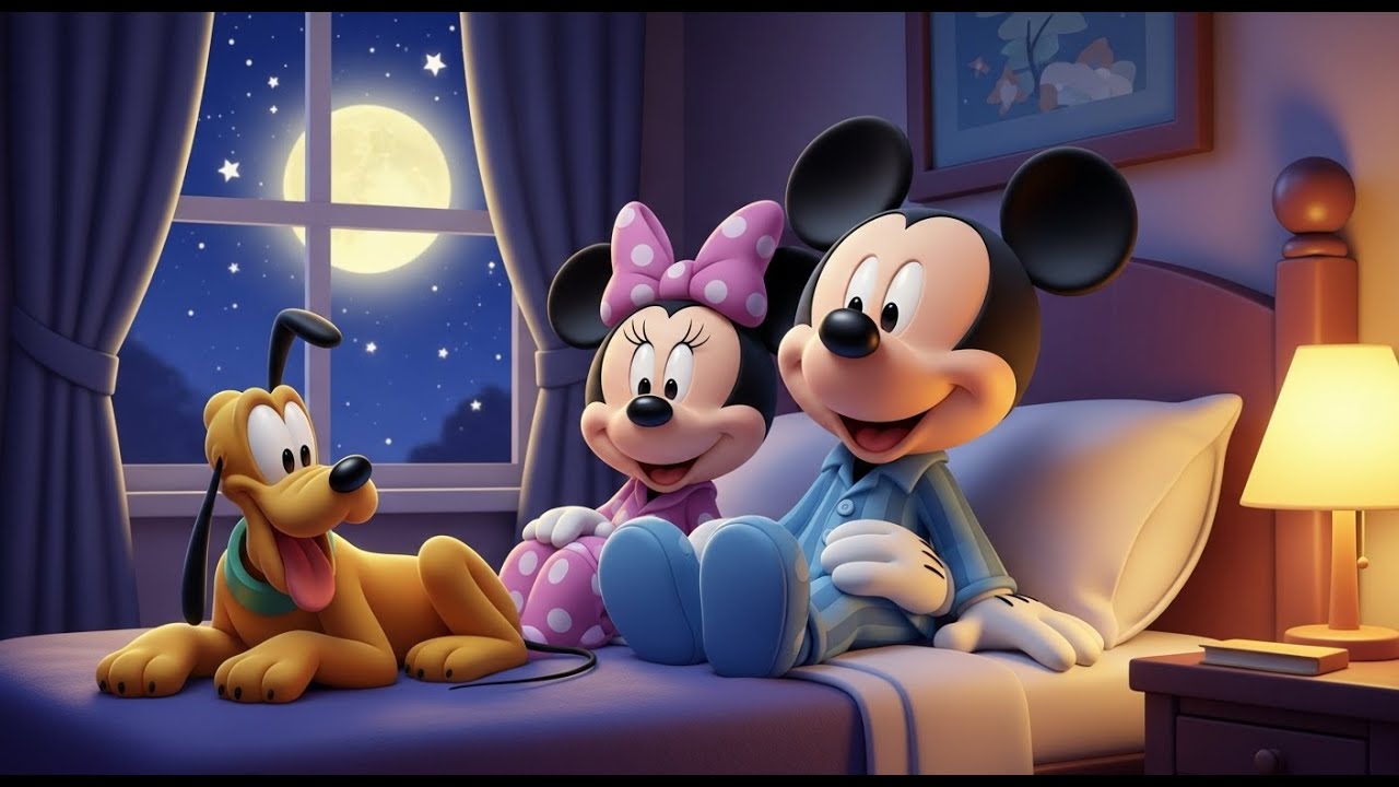 Goodnight, Mickey Mouse | Bedtime Nursery Rhyme for Kids | Sleepy Time ...
