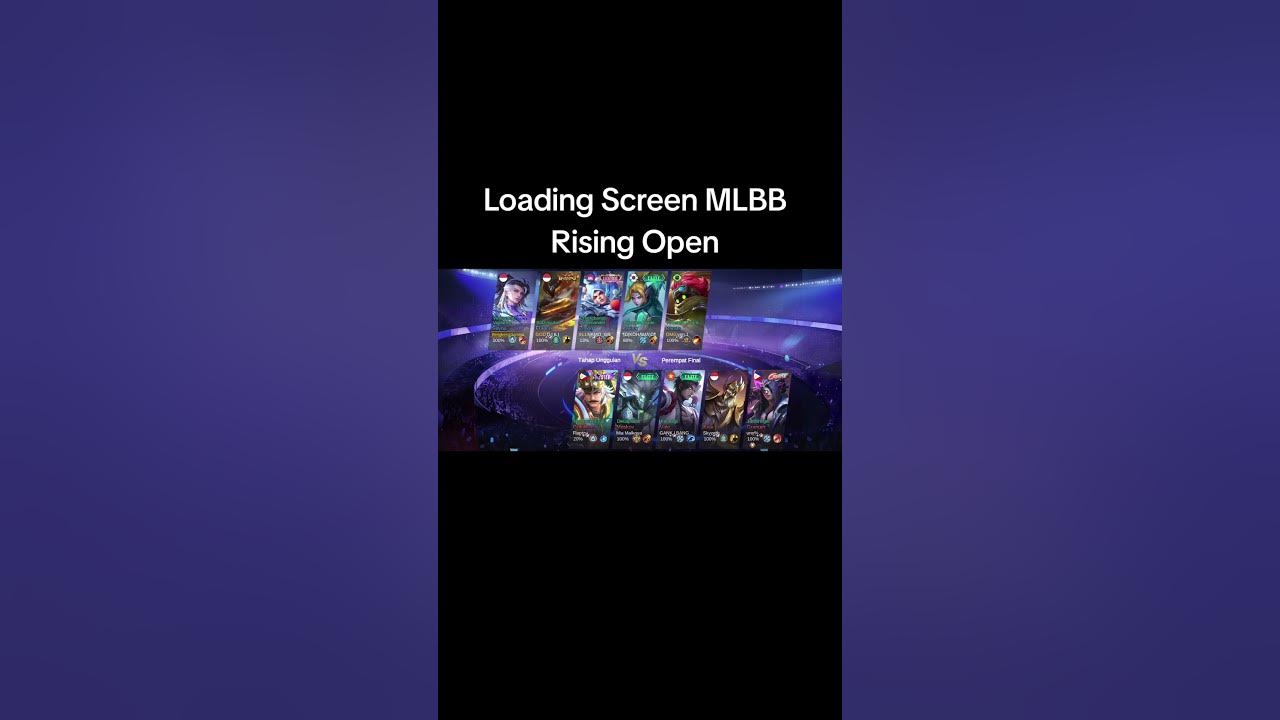 Loading Screen MLBB Rising Open #mlbb #mobilelegends #loadingscreenmlbb #rising #shorts # ...