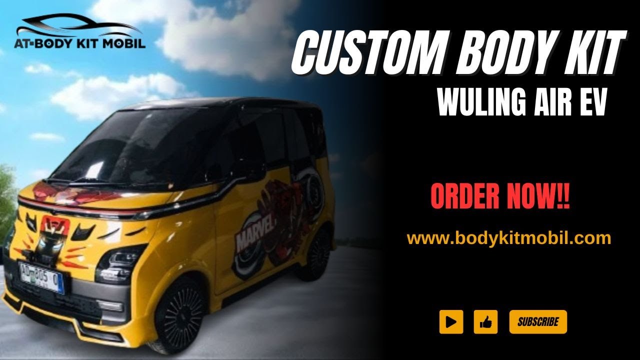 Jasa Custom Body Kit Mobil Wuling Air Ev - YouTube