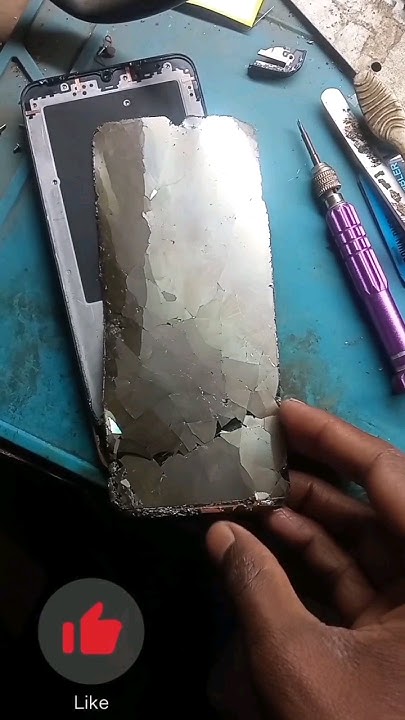oppo f17 display and middle and back panel change accident phone repair karega - YouTube