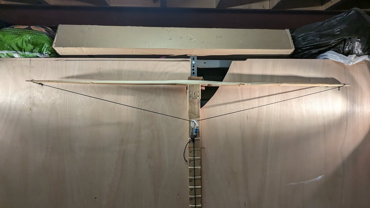 Making a Yew Bow Part 7 - The Tillering Tree - YouTube