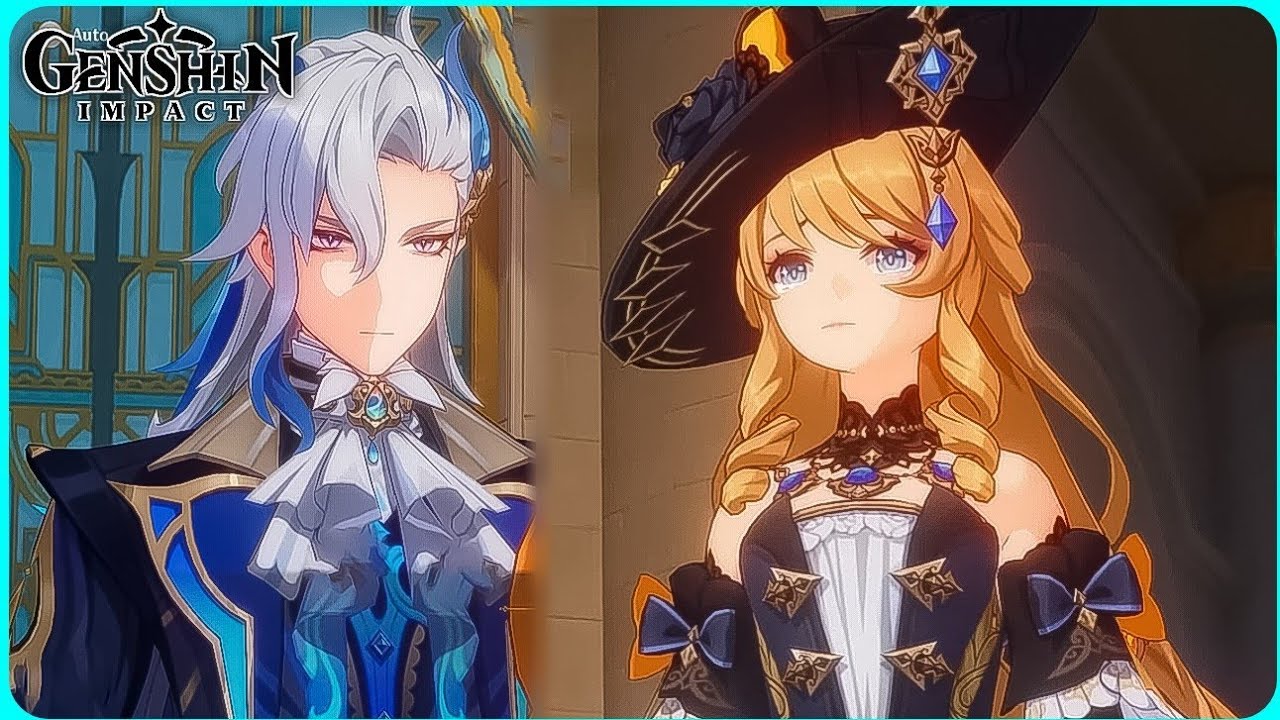 Navia Cries in front of Neuvillette (Cutscene) | Genshin Impact 4.0 ...