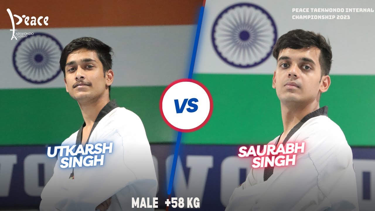 Utkarsh Singh (Blue) vs Saurabh singh (Red) +58KG Male - Peace ...