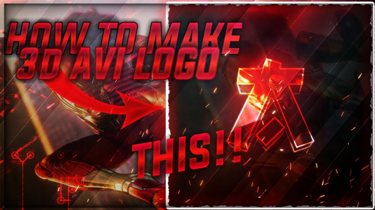 كيف تسوي(HOW TO MAKE (3D AVI LOGO |دكلونيو - YouTube