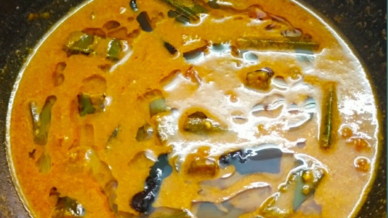 Vendakkai Puli Kulambu in Tamil | Vendakkai Kara Kulambu | Kulambu ...