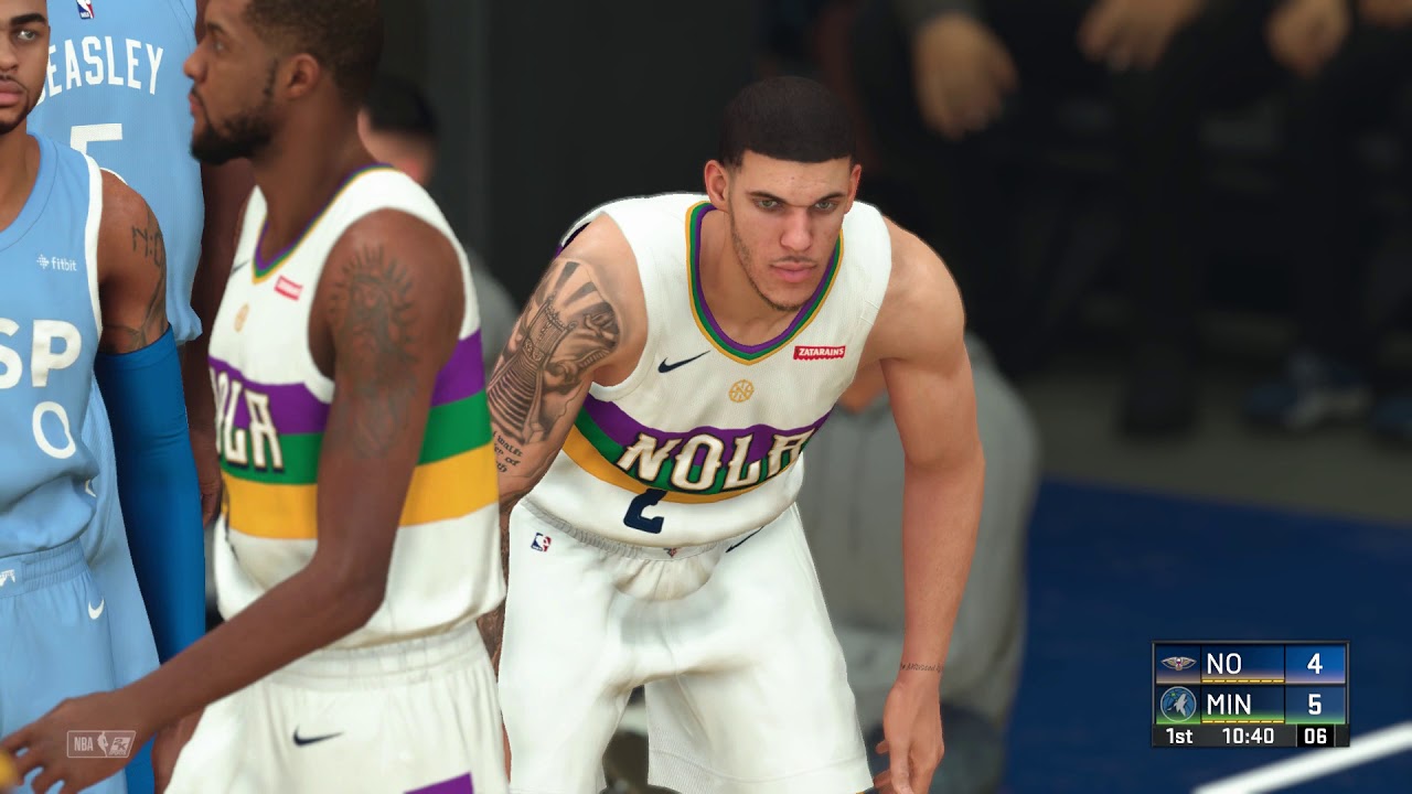 NBA 2K20 - (New City Uniforms) New Orleans Pelicans vs Minnesota ...