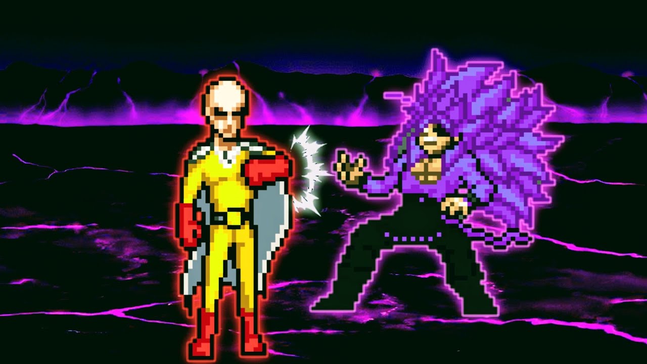 Accurate Saitama Serious Mode VS Ghost (All Form) in Jump Force Mugen ...