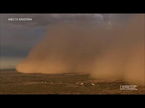 Usa, il video dell’enorme tempesta di sabbia in Arizona - YouTube