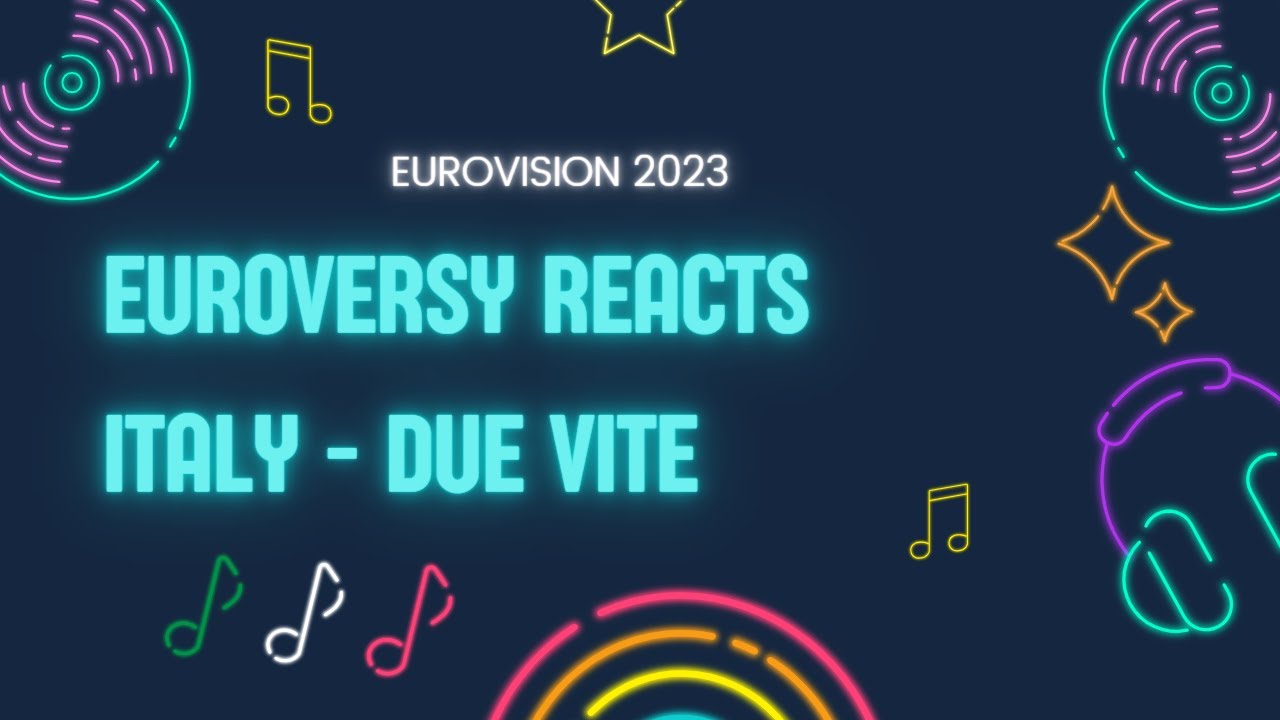 Eurovision 2023 - Italy - Marco Mengoni - Due Vite - Reaction and ...