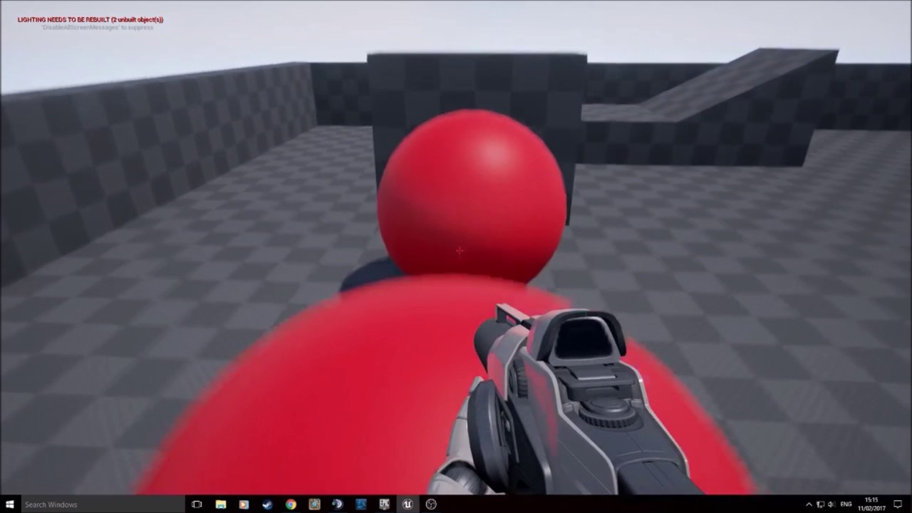 Unreal Engine 4 - Example of Bouncy Balls - YouTube